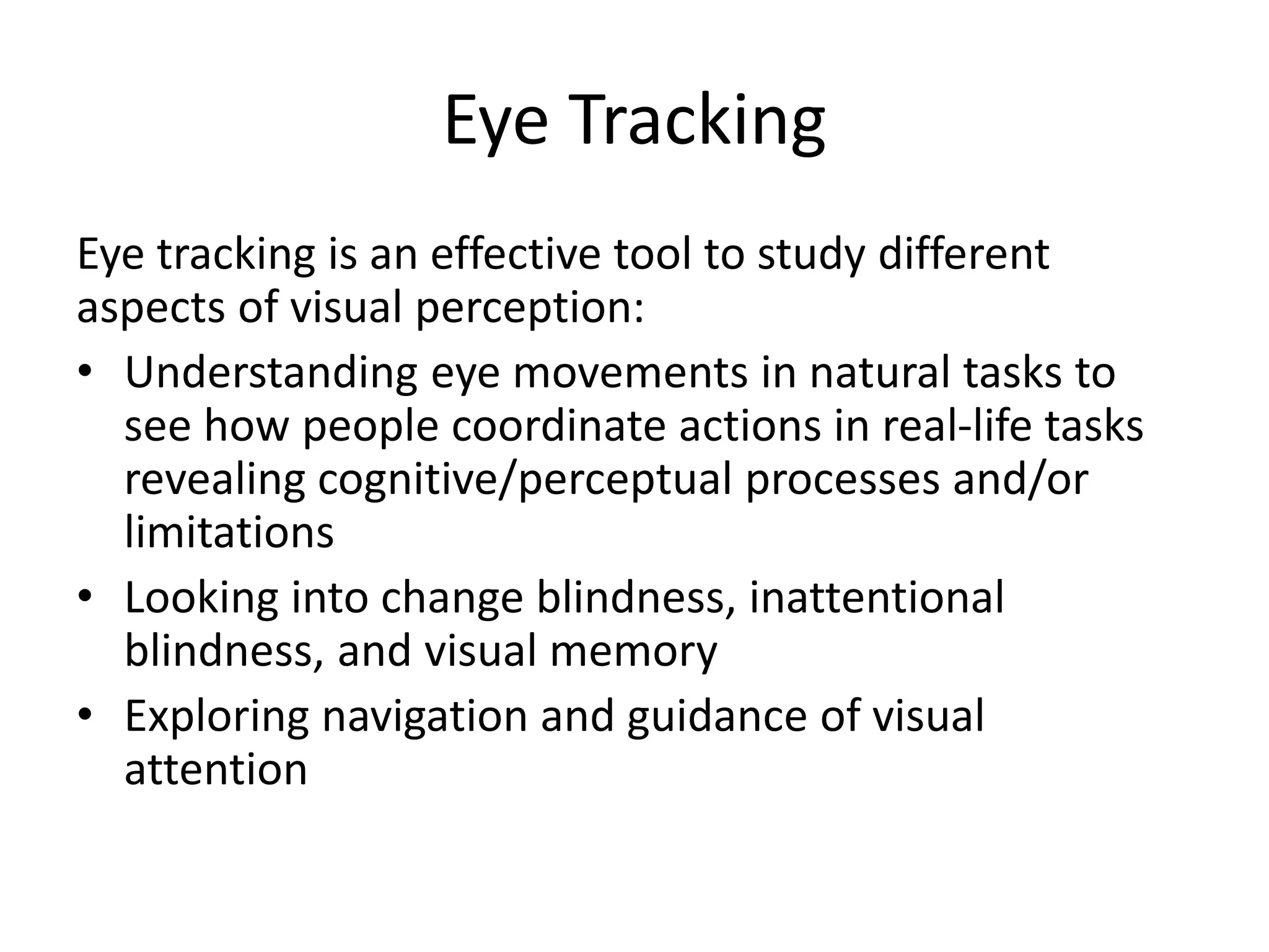 Visual perception concepts | PPTX