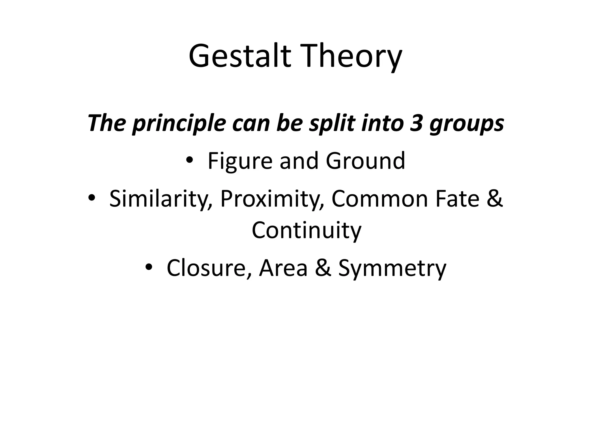 Visual perception concepts | PPTX