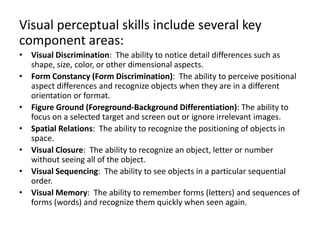 Visual perception concepts | PPTX | Eye and Vision Conditions | Diseases and Conditions