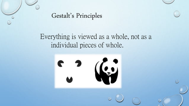 Gestalt's principles of visual perception and its principles | PPTX
