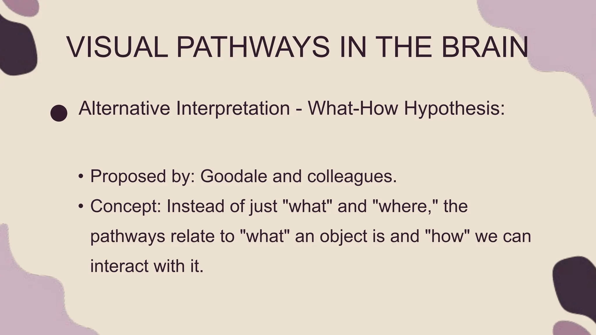 POWERPOINT PRESENTATION ON COGNITIVE PSYCHOLOGY ABOUT VISUAL PERCEPTION | PDF