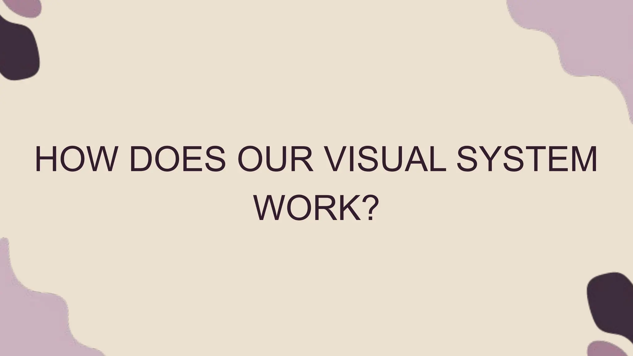 POWERPOINT PRESENTATION ON COGNITIVE PSYCHOLOGY ABOUT VISUAL PERCEPTION | PDF