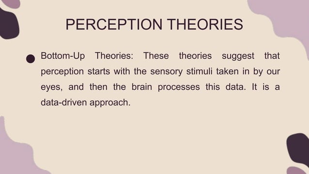 POWERPOINT PRESENTATION ON COGNITIVE PSYCHOLOGY ABOUT VISUAL PERCEPTION ...