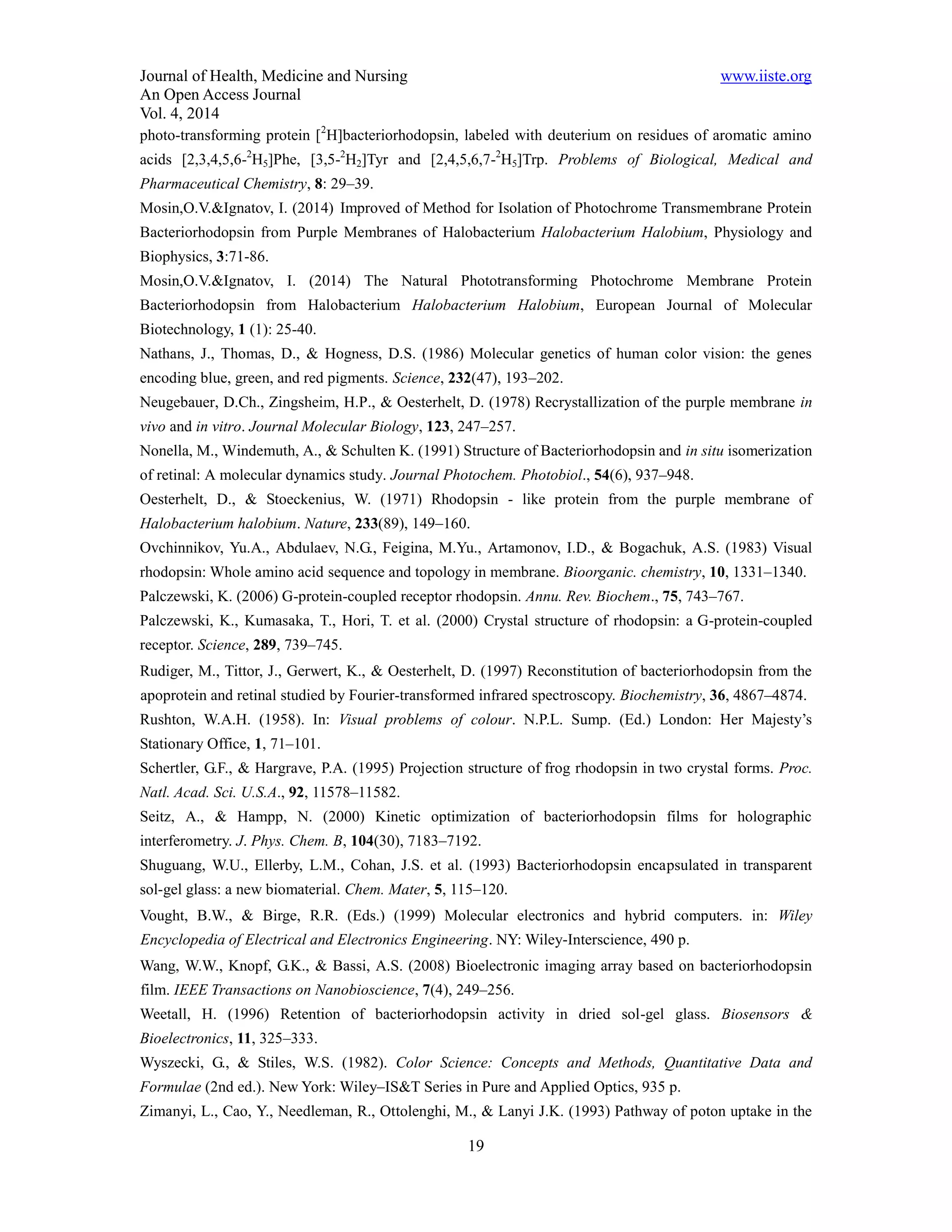 Visual perception and electromagnetic conception for the | PDF