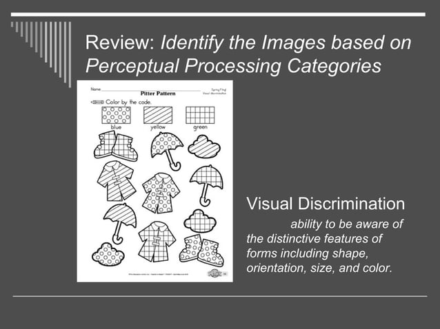 Visual Perception Lecture 2 | PPT