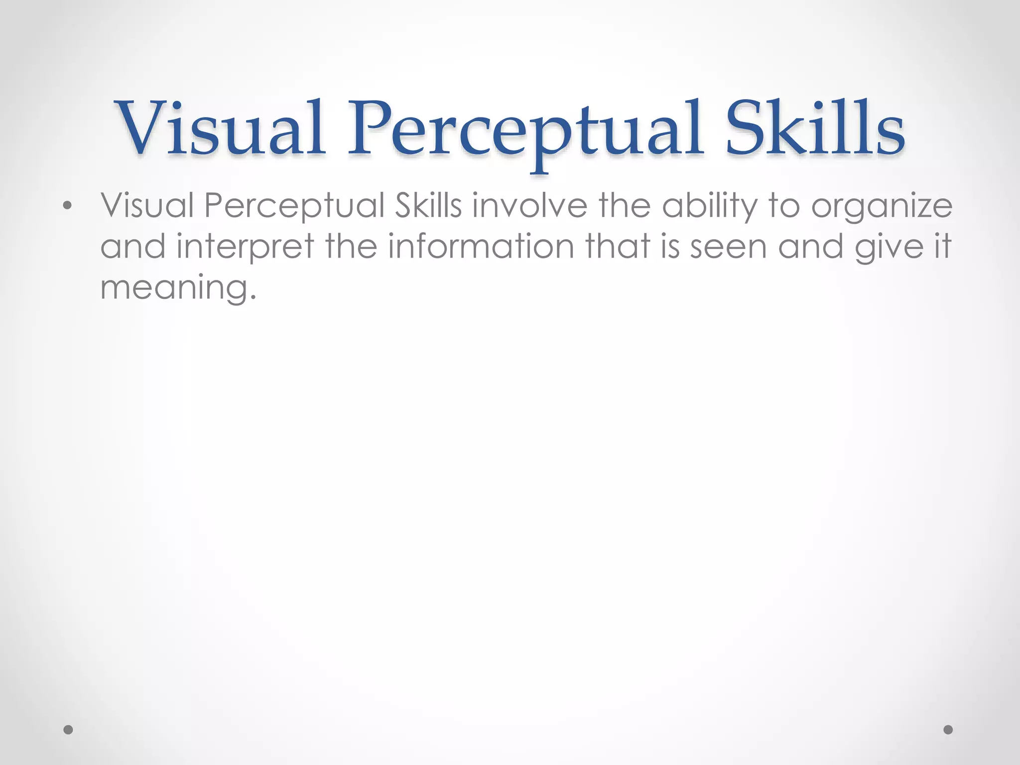 Arts Visual Perception Lecture 1 | PPTX