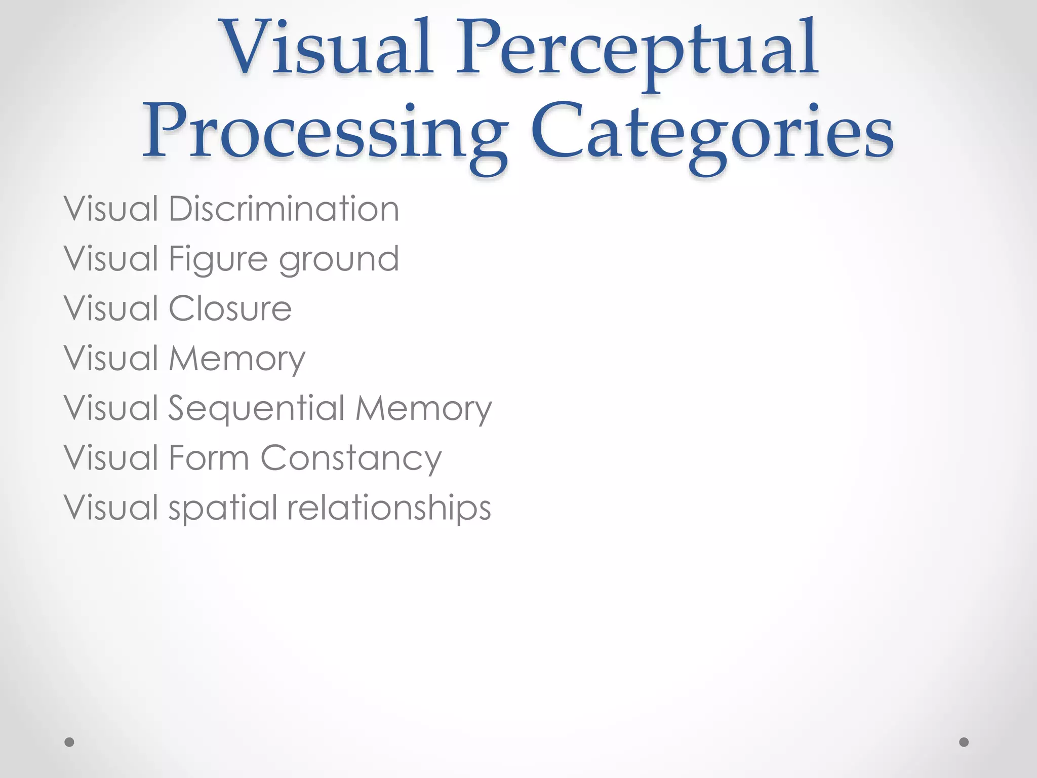 Arts Visual Perception Lecture 1 | PPTX