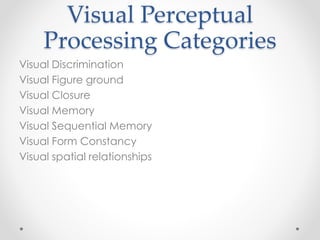 Arts Visual Perception Lecture 1 | PPTX