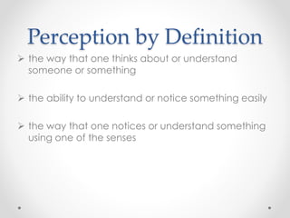 Arts Visual Perception Lecture 1 | PPTX