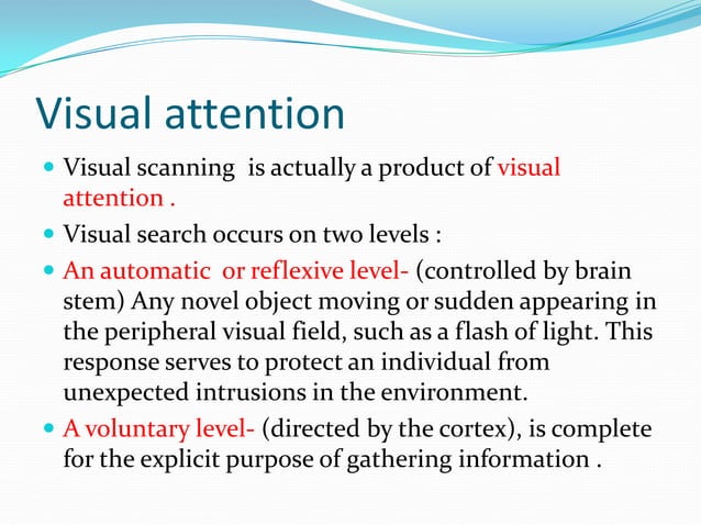 Visual perceptual | PPTX