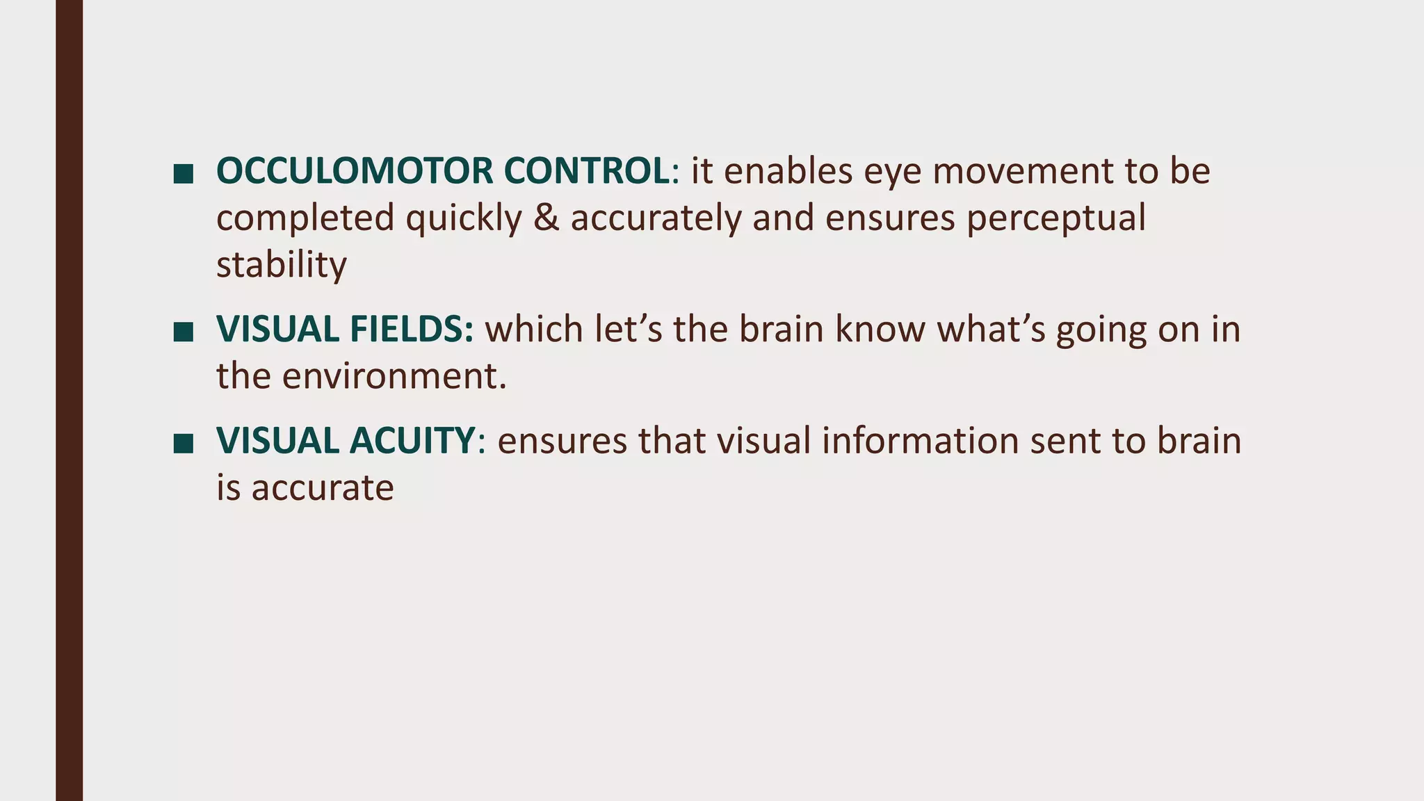 Visual perceptual motor deficit | PPTX | Eye and Vision Conditions ...