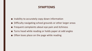 Visual perceptual motor deficit | PPTX