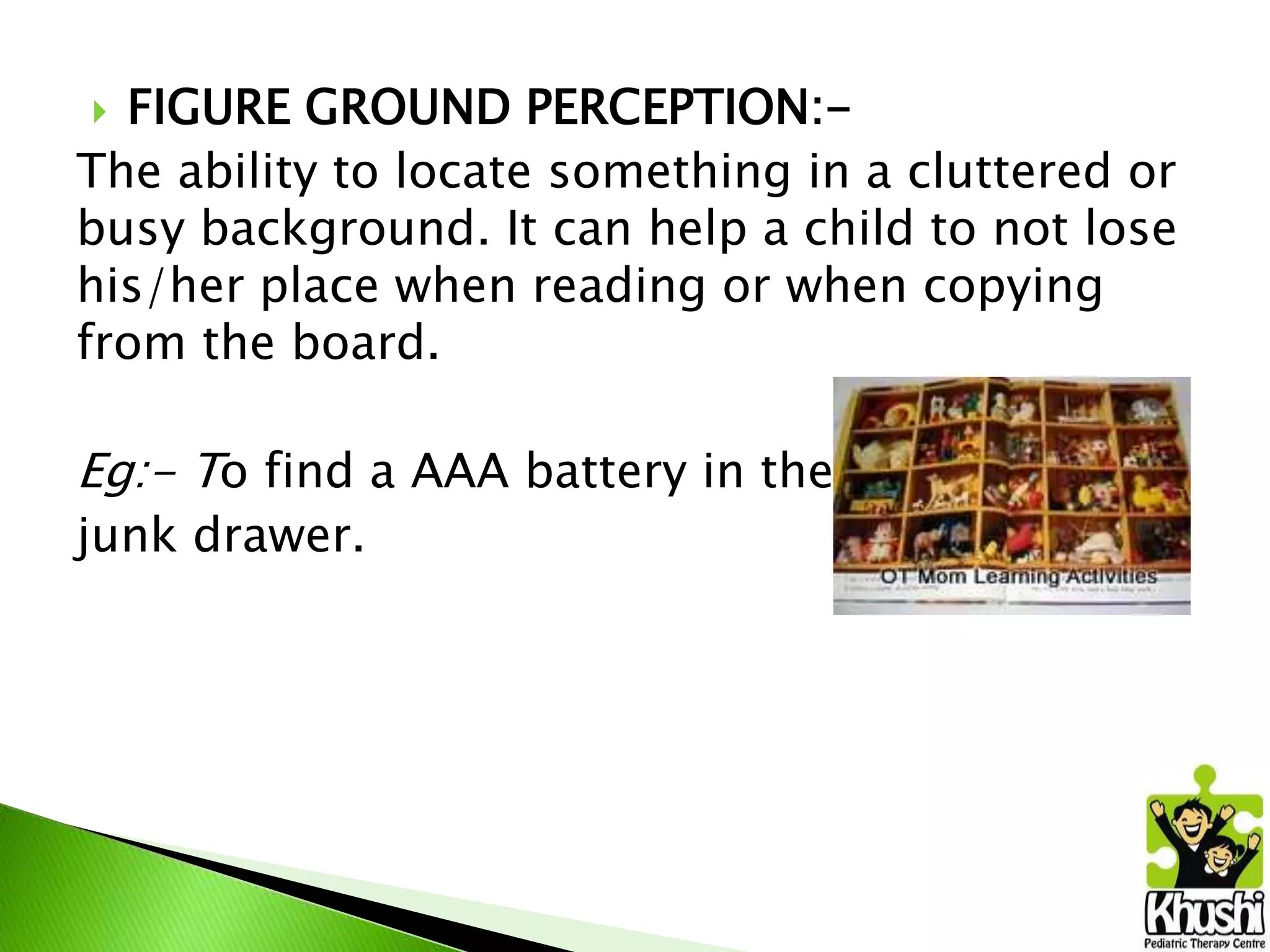 Visual perceptual skills | PPTX