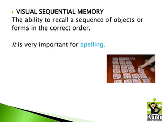 Visual perceptual skills | PPTX