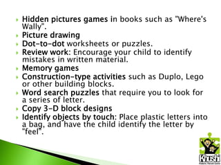 Visual perceptual skills | PPTX