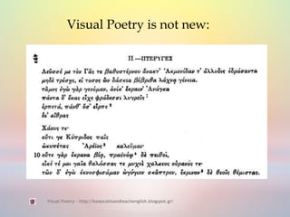 Visual Poetry | PPTX