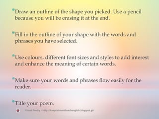 Visual Poetry | PPTX
