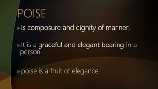 Visual poise | PPTX