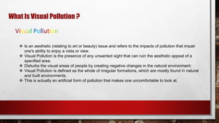Visual Pollution | PPTX