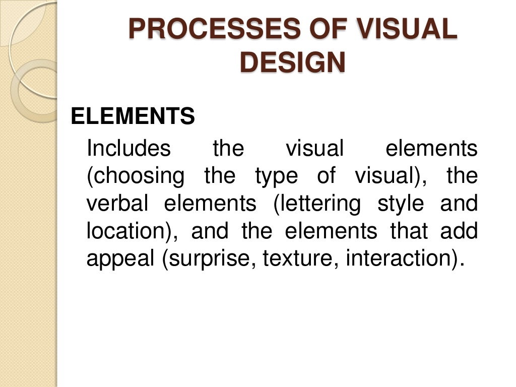 Visual principles