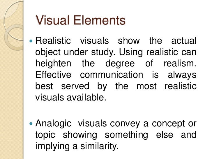 Visual principles