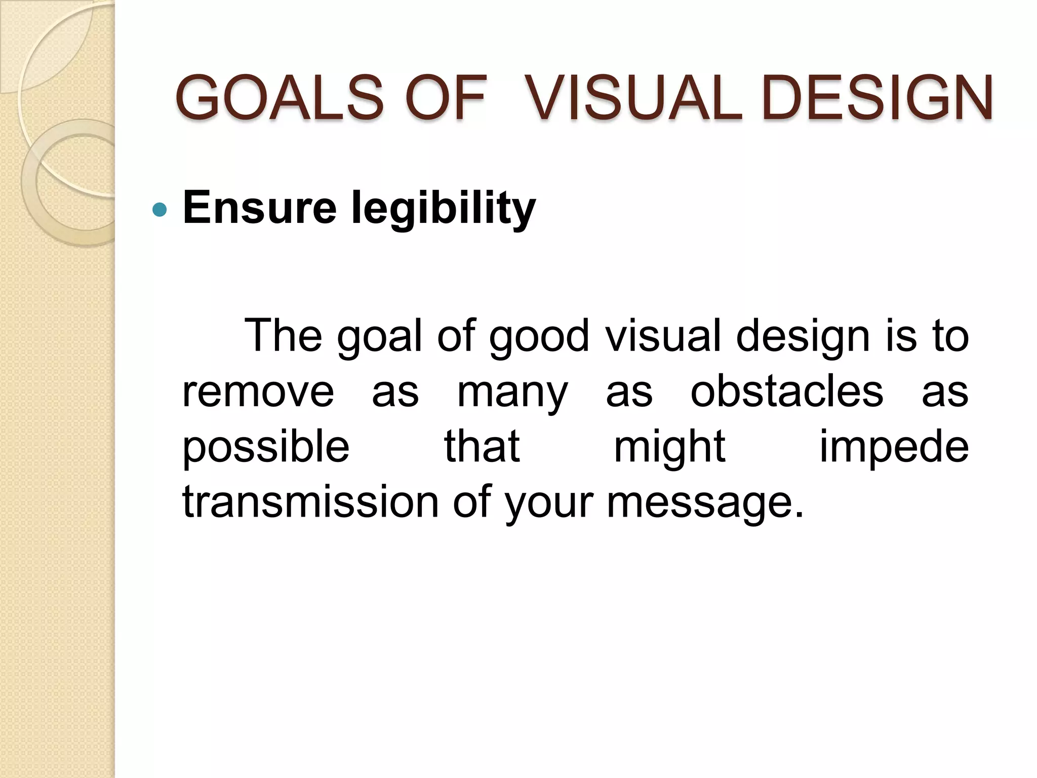Visual principles | PPTX