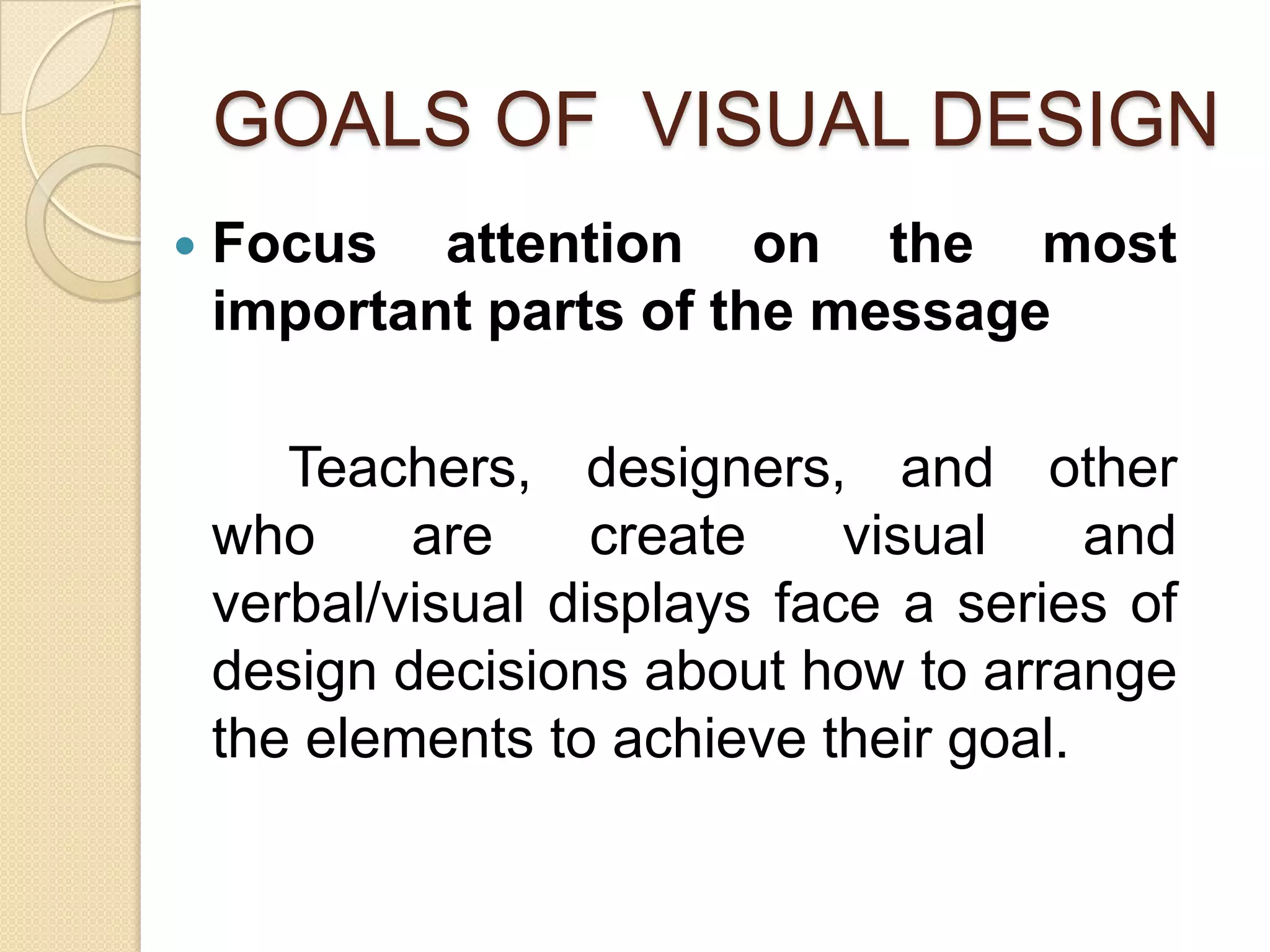 Visual principles | PPTX