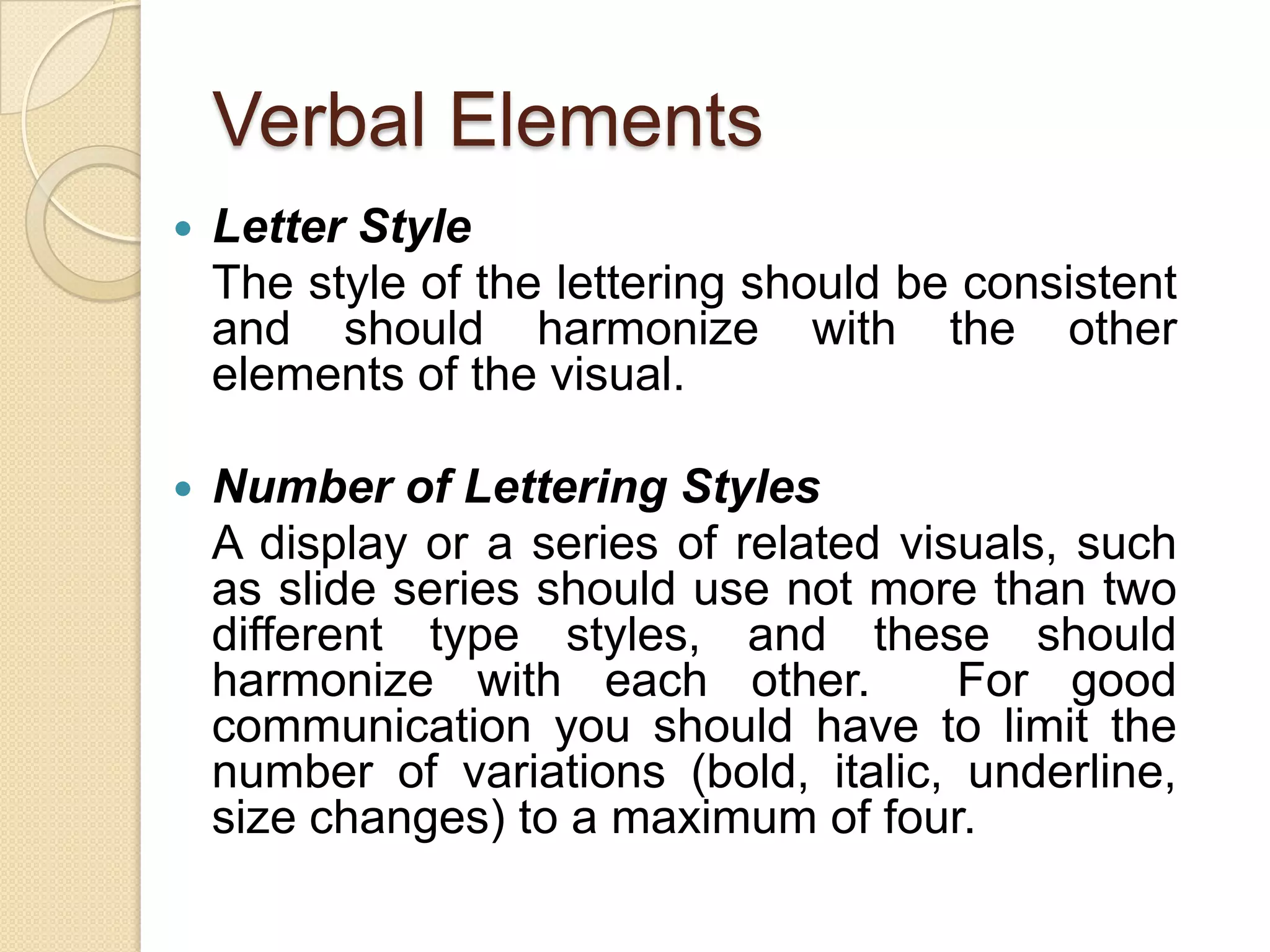 Visual principles | PPTX