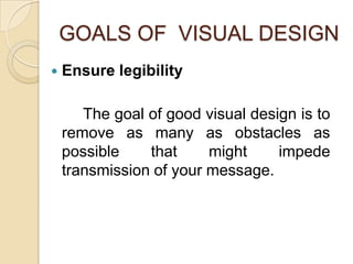 Visual principles | PPTX