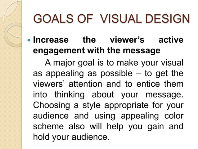Visual principles | PPTX