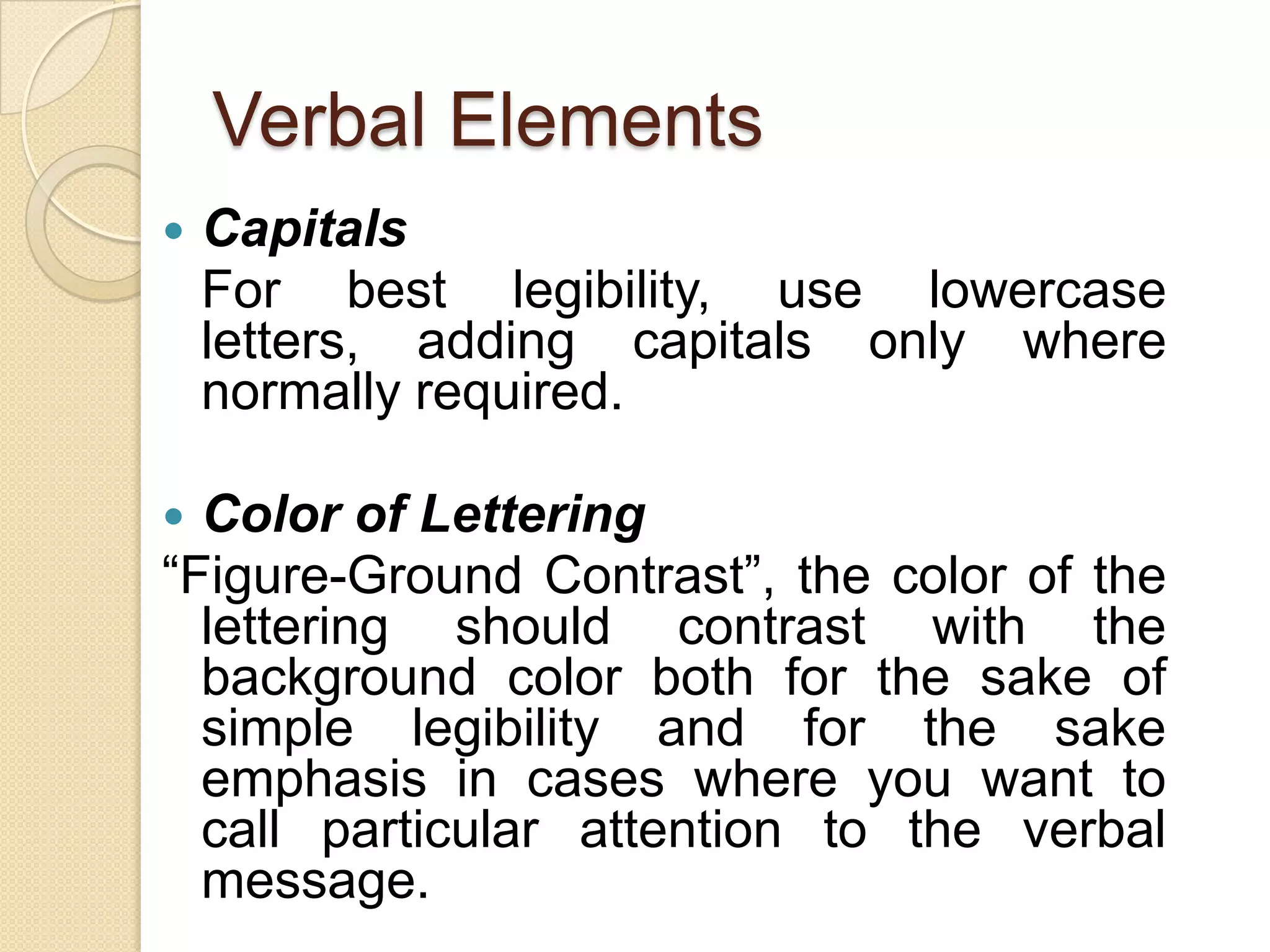 Visual principles | PPTX