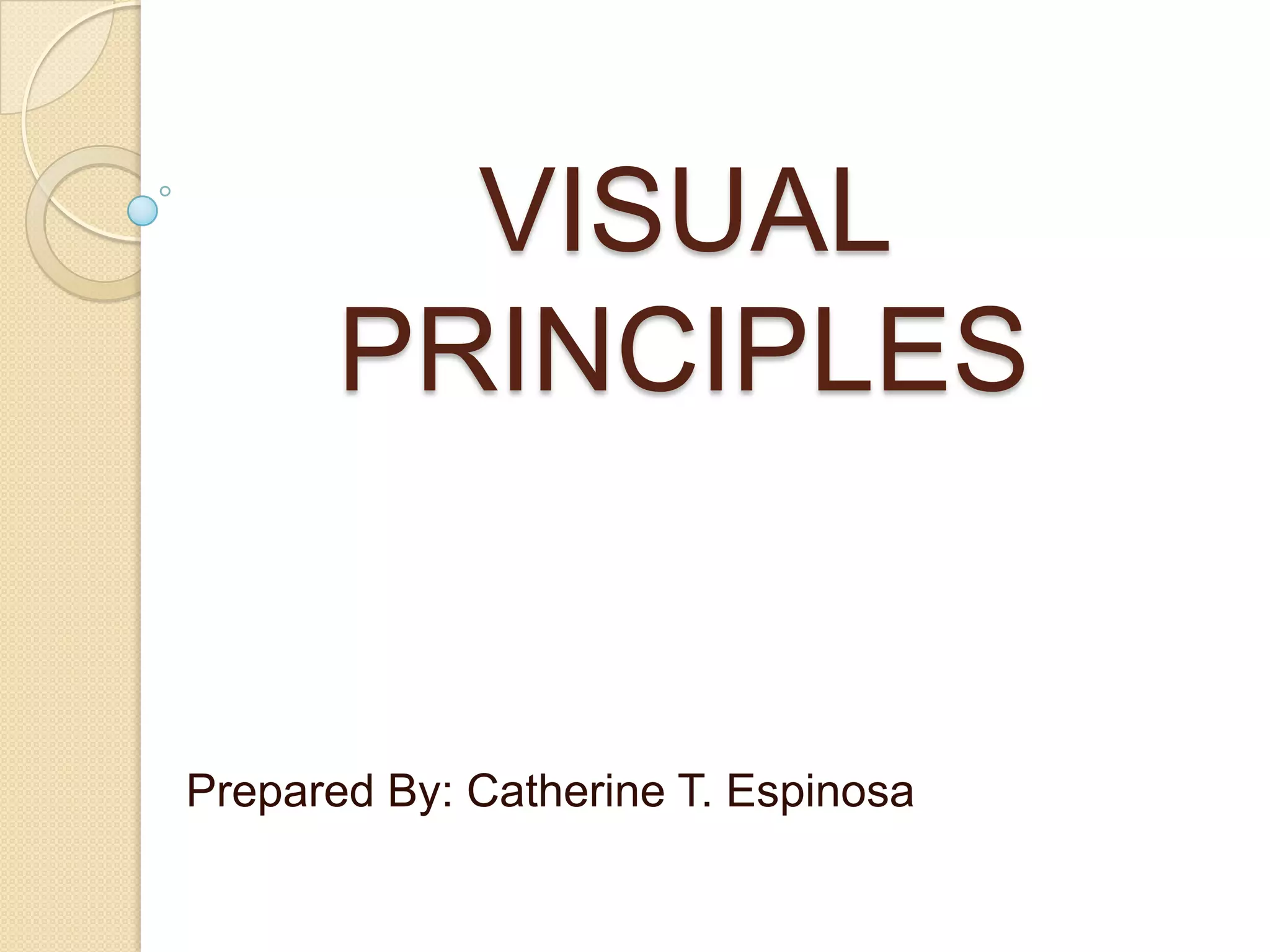 Visual principles | PPT