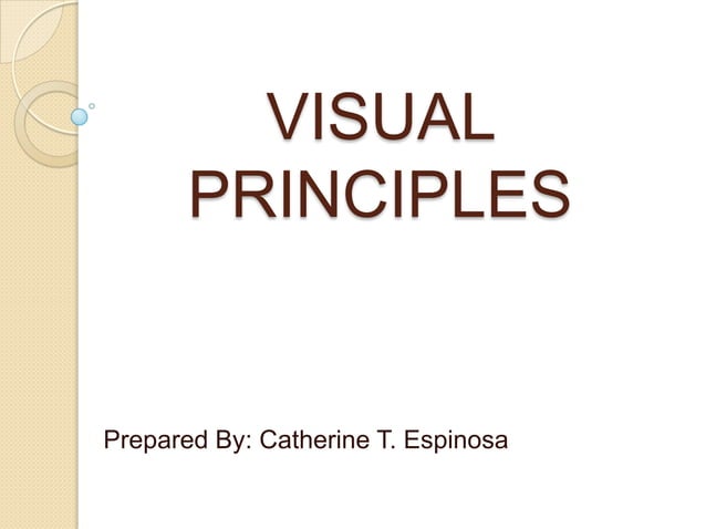 Visual principles | PPTX