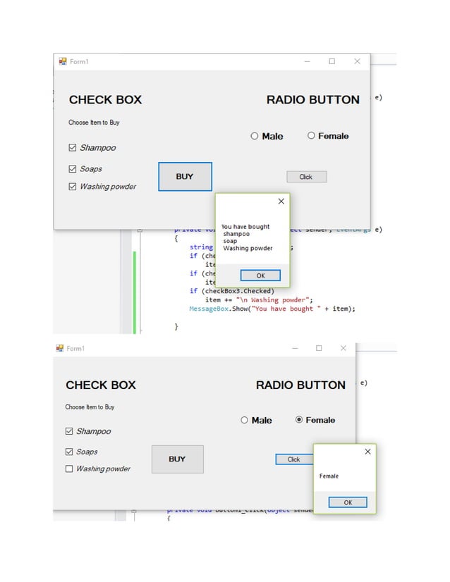 Fundamental of VISUAL PROGRAMMING LAB | PDF