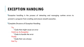 Visual Programming - Exception Handling.pptx