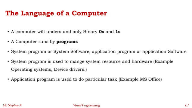 Visual Programming - Lecture 1 - Why do we need programming languages.pdf
