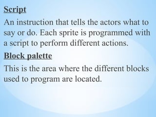 VISUAL PROGRAMMING CONCEPTS for junior sch | PPTX