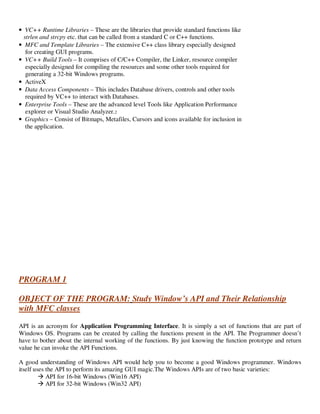 Visual programming lab | PDF