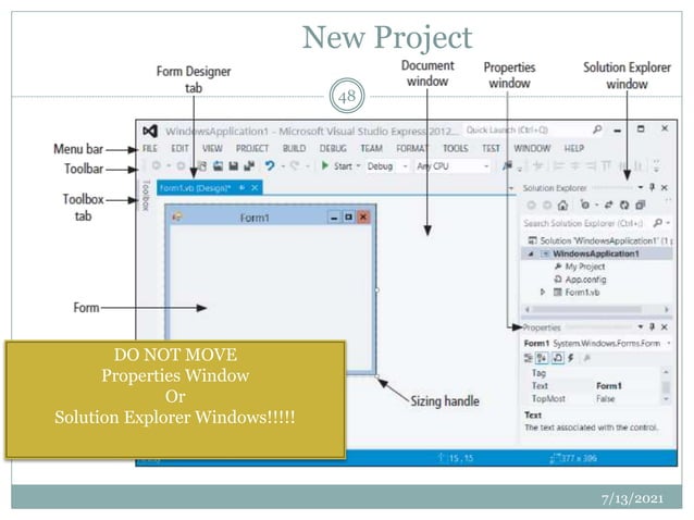 Visual programming lecture | PPT
