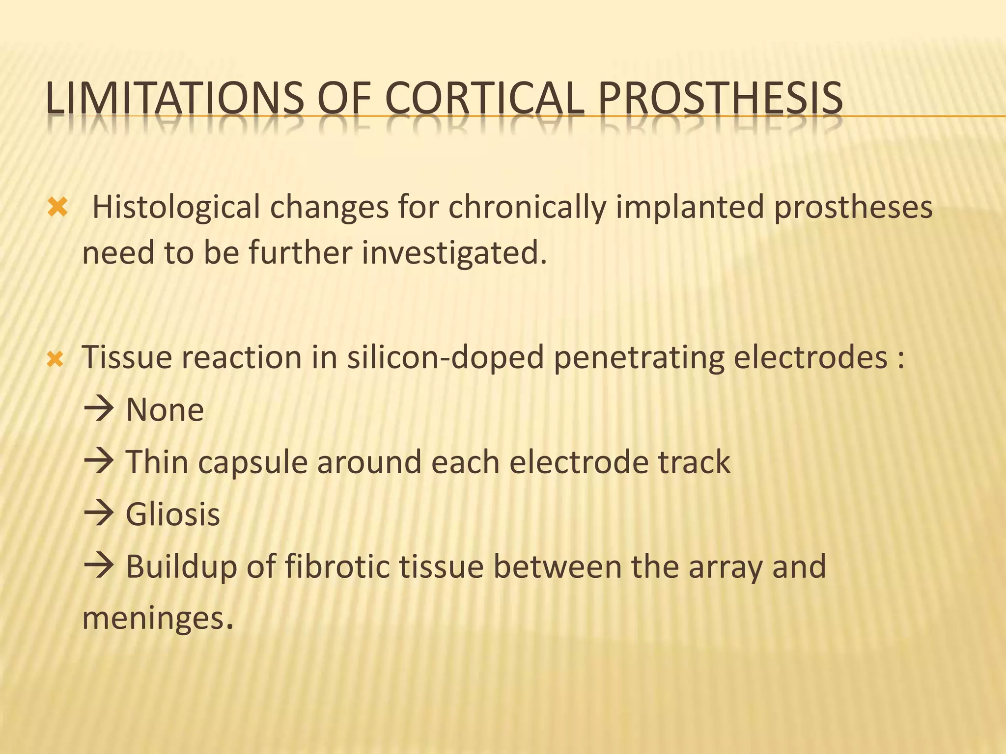 Visual prosthesis | PPTX