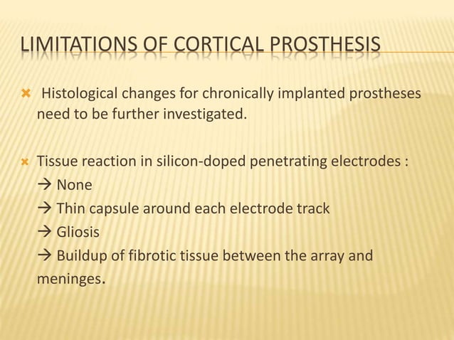 Visual prosthesis | PPTX
