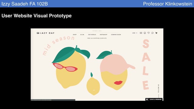 Visual prototype | PPT