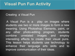 Visual pun marisela | PPT