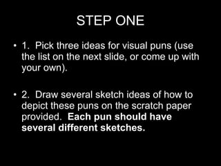 Visual Puns Ideas Examples