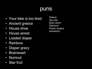Good Visual Puns Ideas