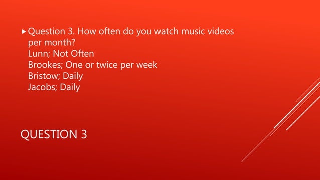 Visual Questionnaire | PPT