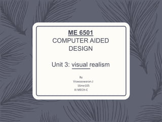 Visual realism -HIDDEN REMOVAL METHODS | PPTX