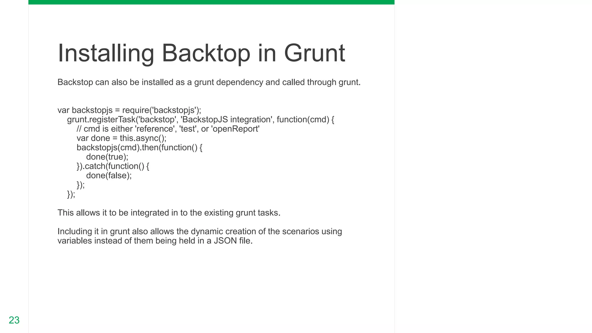 Technical Tips Visual Regression Testing And Environment Comparison With Backstopjs