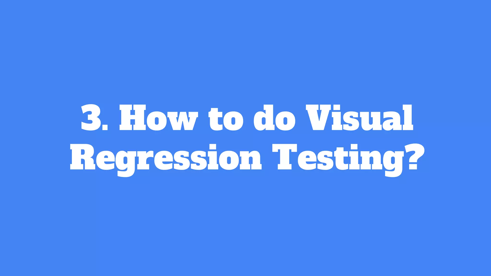 Visual Regression Testing with Wraith | PDF