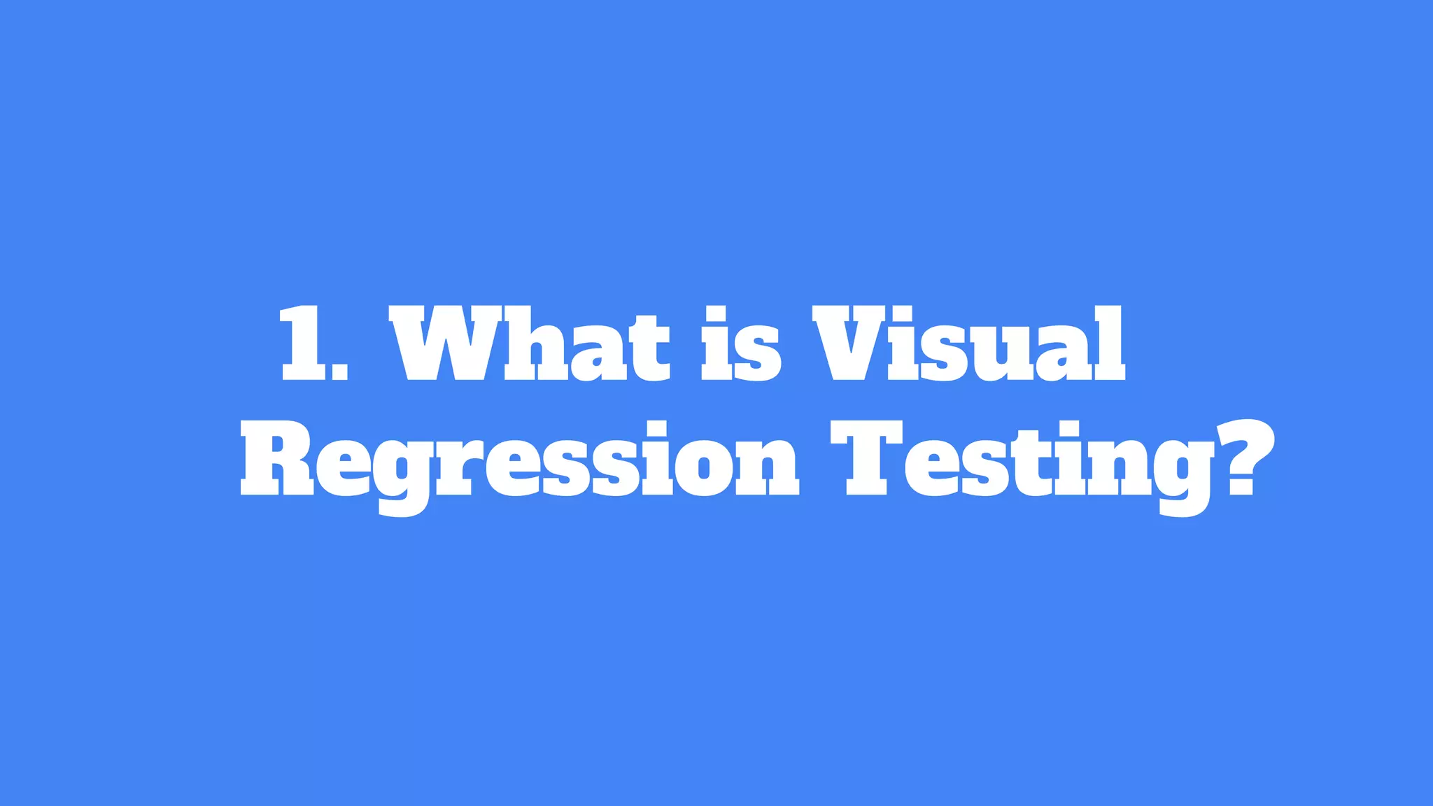 Visual Regression Testing with Wraith | PDF